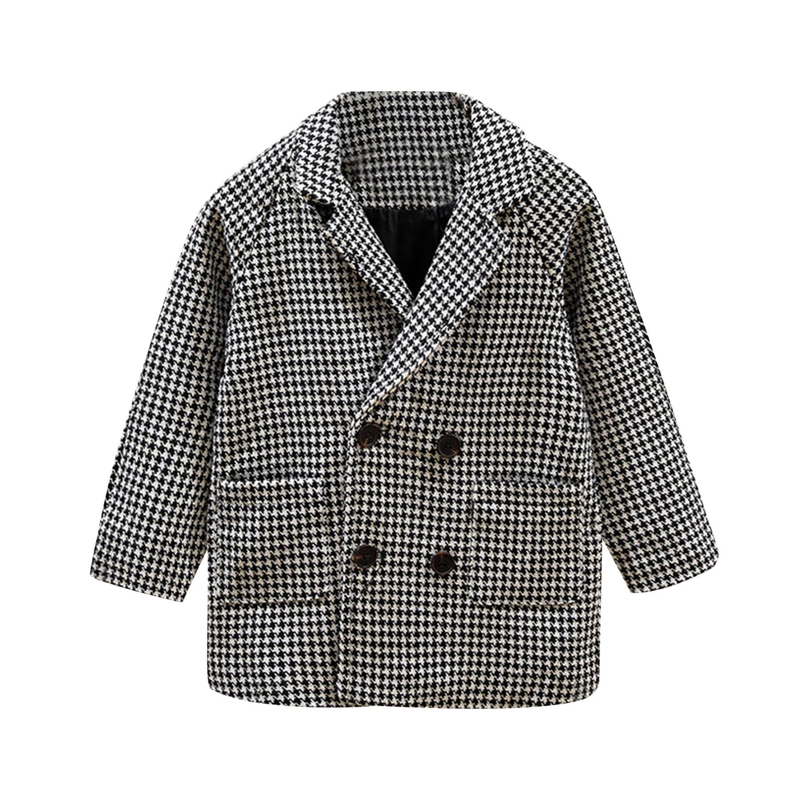 Kureaily Children's Coat Children's Coat Boys' Autumn And Winter Woolen ...