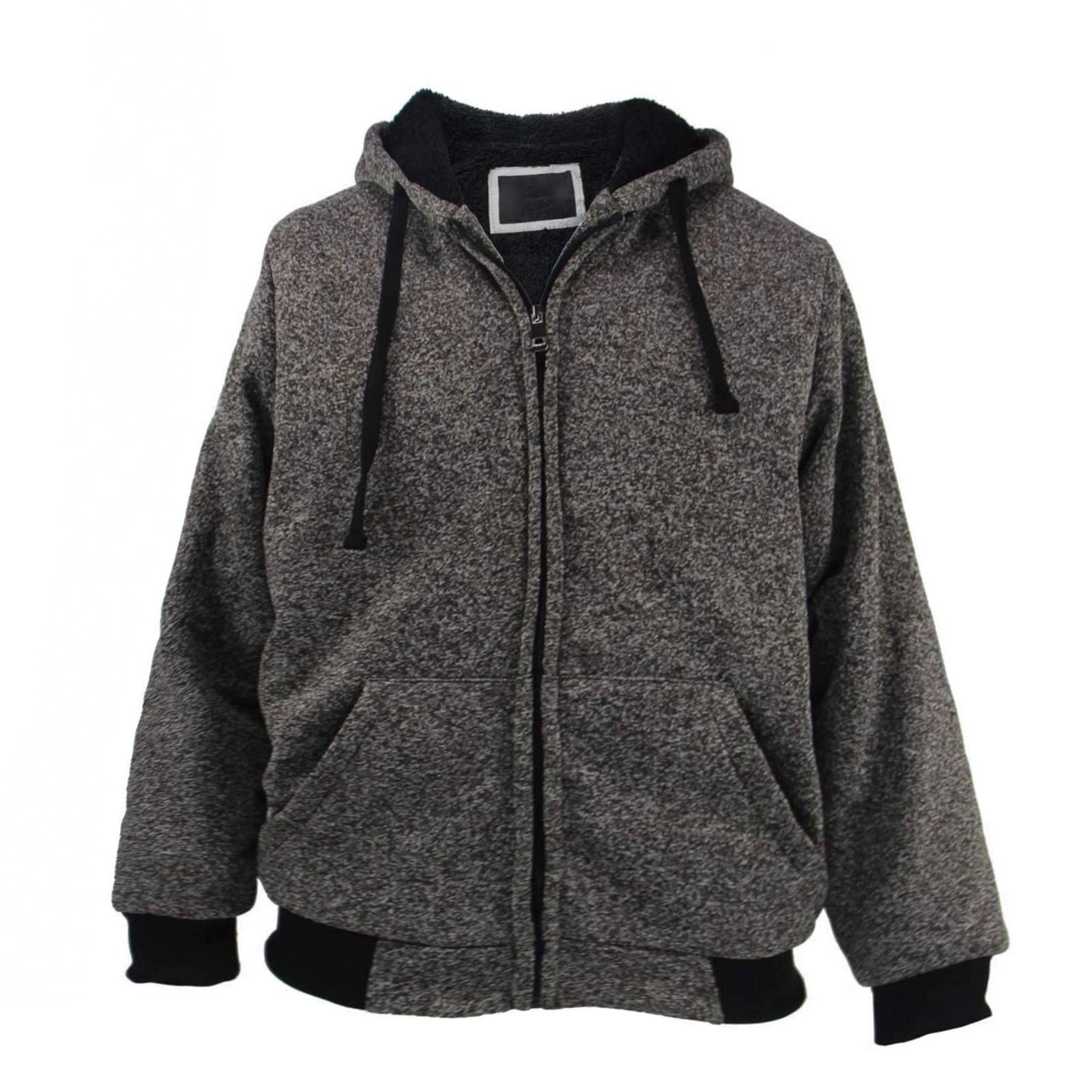 Kureaily Full Zip Fleece Jacket Thermal Lined Winter Warm Soft Outdoor ...