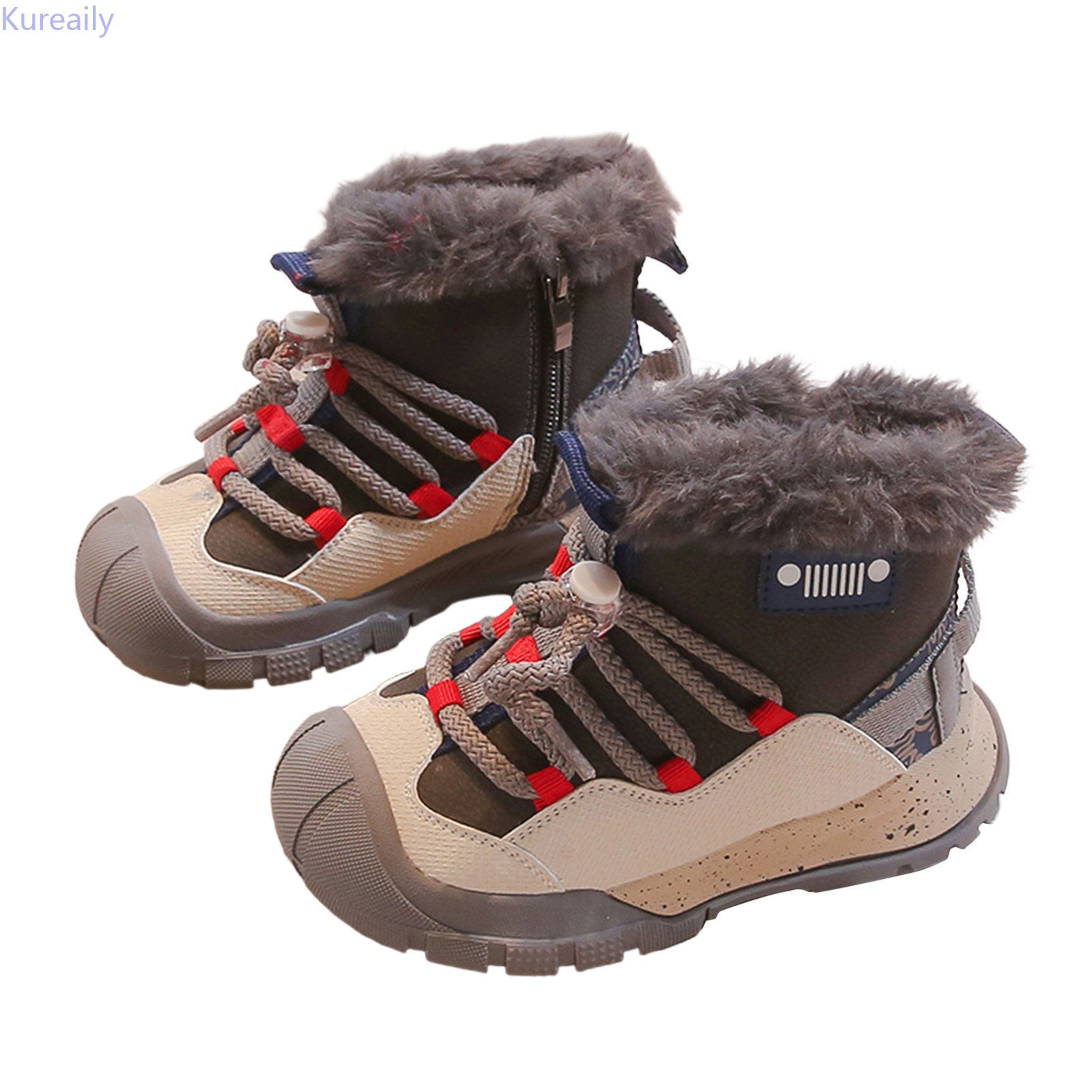Kureaily Warm Winter Boots For Kids Thick And Comfortable Footwear For ...