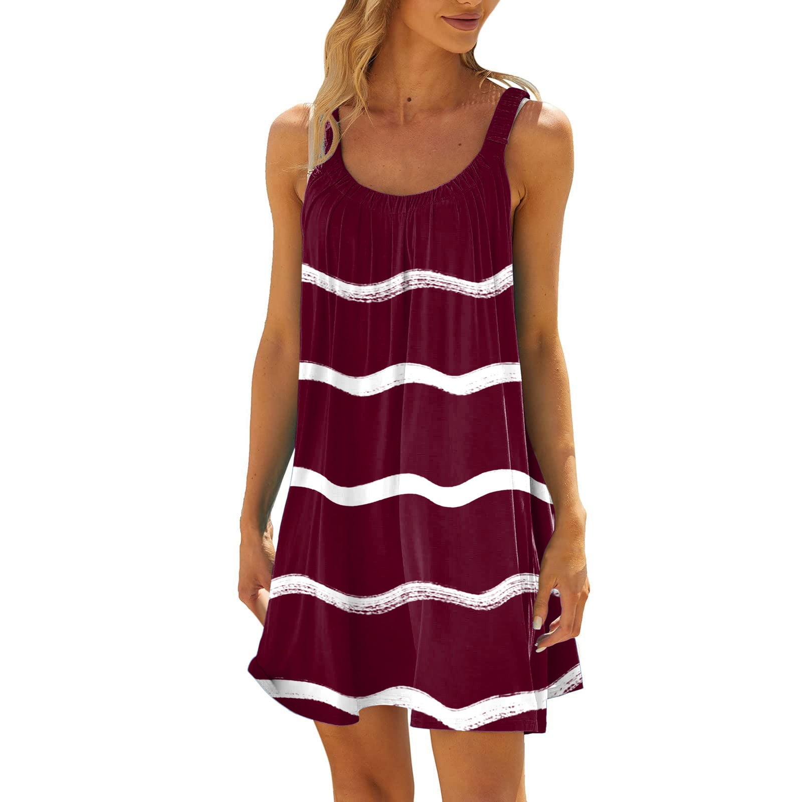 Kureaily Womens Crochet Cover Up Hollow Out Swimsuit Coverup Side Split Maxi Beach Dress