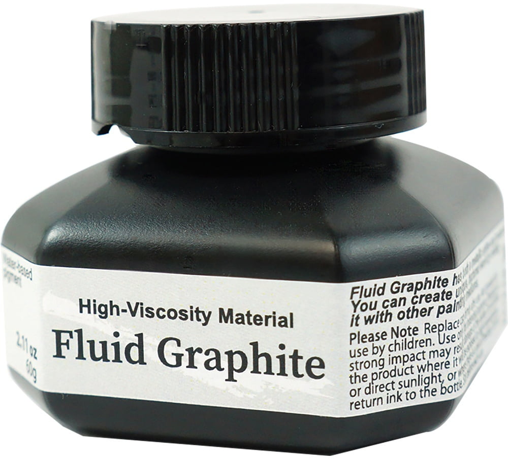 Kuretake Fluid Graphite 60ml-Graphite Gray - Walmart.com