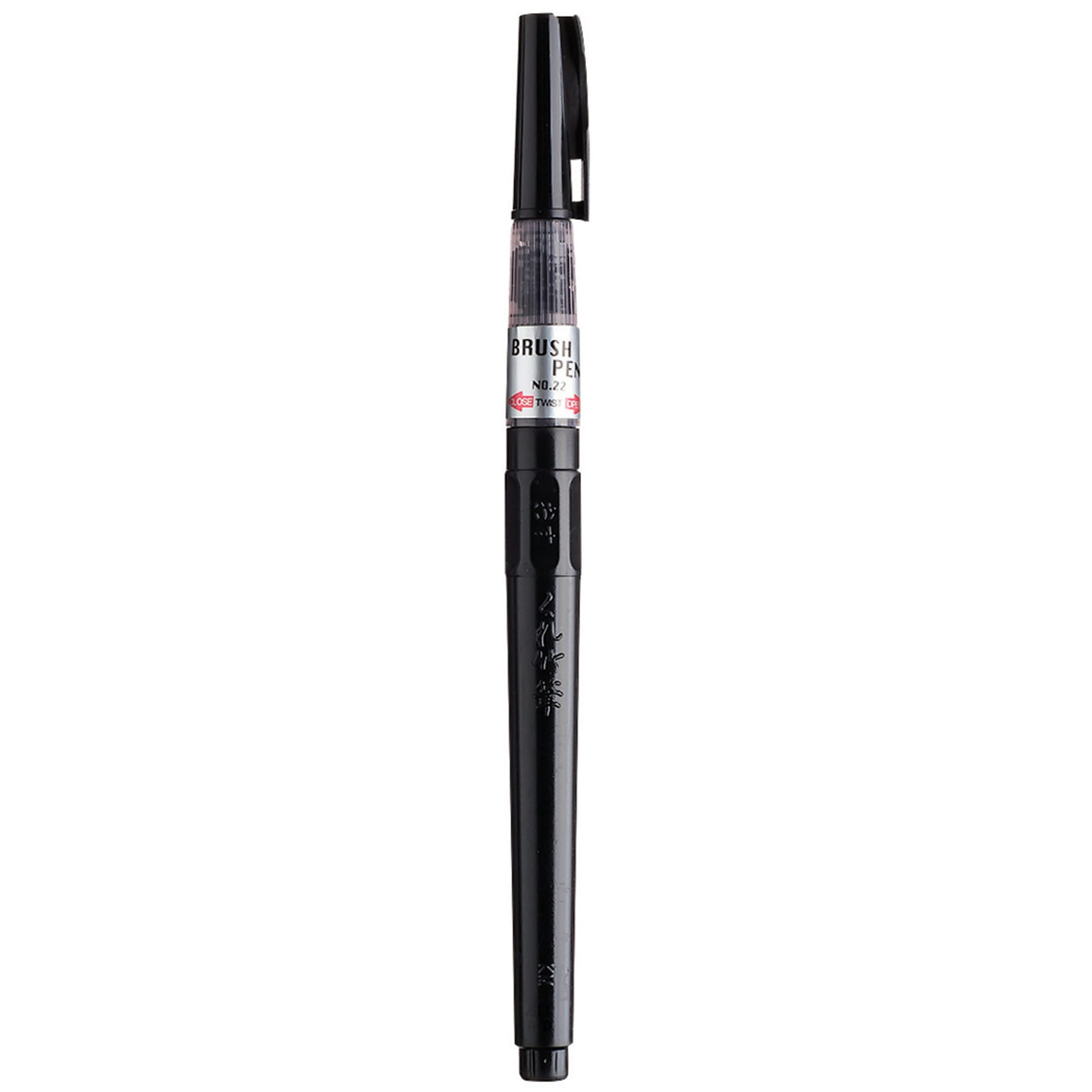 Kuretake Zig Cartoonist Brush Pen #22, Black - Walmart Business Supplies