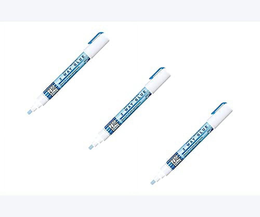 Kuretake Zig Memory System 2-Way Glue Chisel Tip - 3 Pack - Walmart.com
