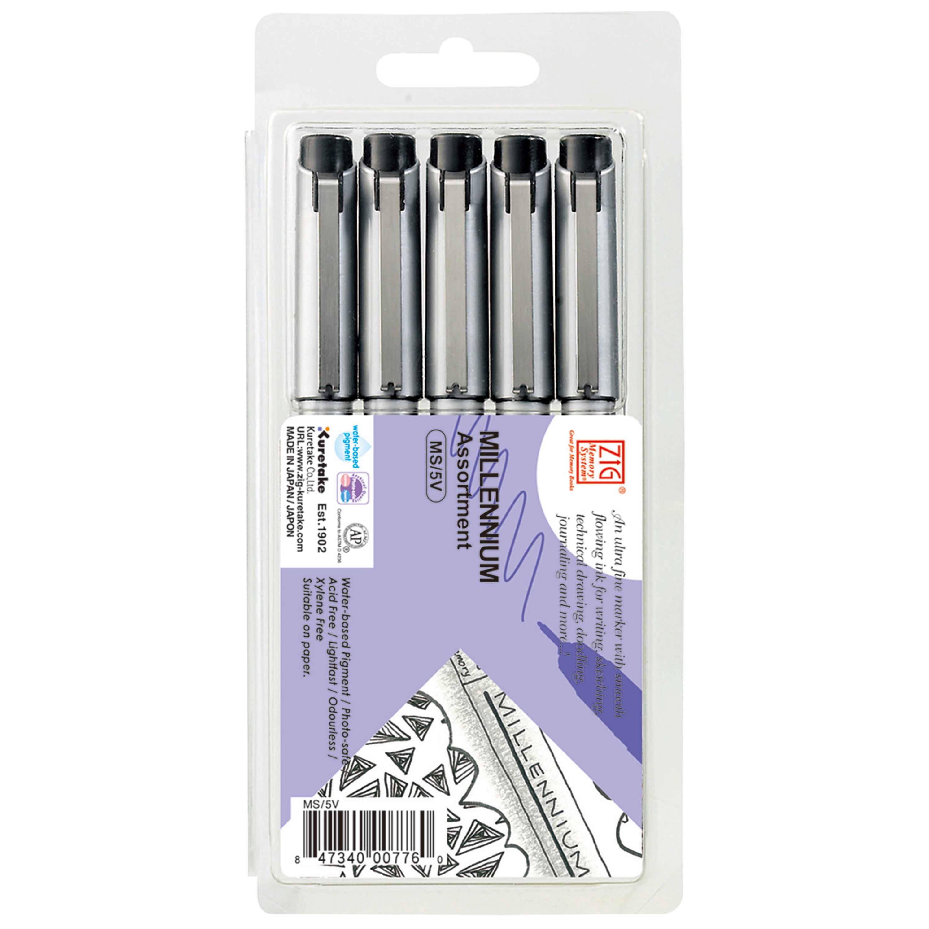 Kuretake Zig Memory System Millennium Pen Set - Walmart.com