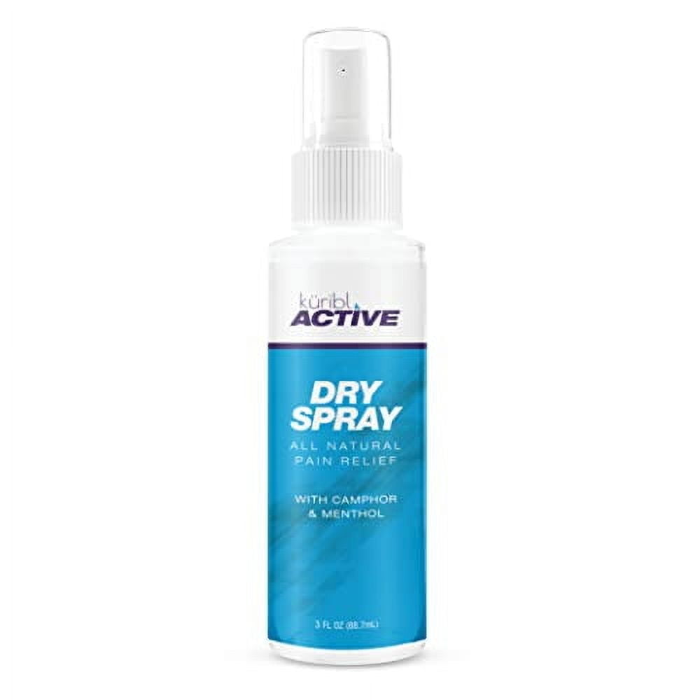 Kuribl Active Dry Spray for Pain Relief of Sore Muscles, Joints ...