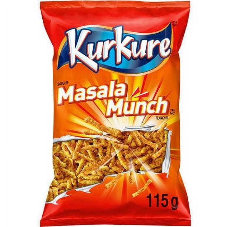 Kurkure Masala Munch Flavored Snacks, 115g/4 oz. {Imported from Canada ...