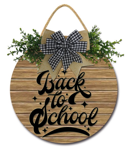 Kurmntregon Back To School Decoration For The Home Classroom Sign For ...