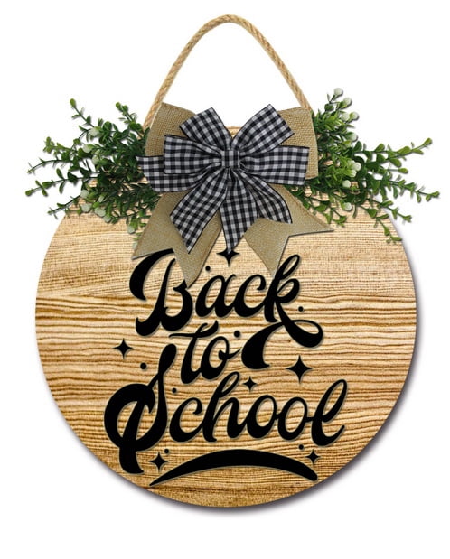 Kurmntregon Back To School Decoration For The Home Classroom Sign For ...