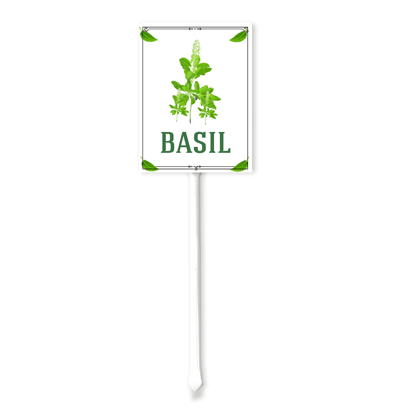 Kurmntregon Basil Sign With Stake Vegetable Garden Sign For Yard ...