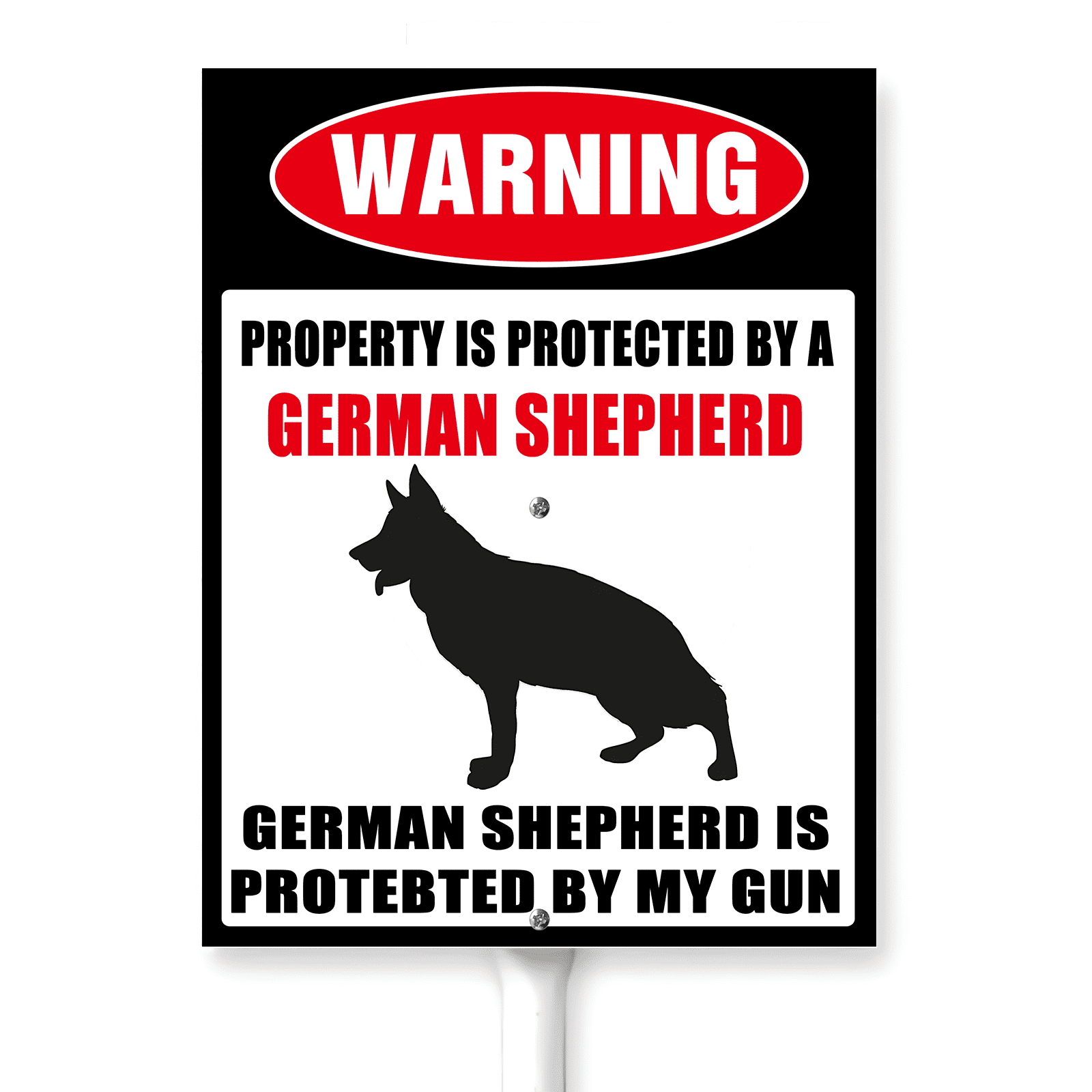 Kurmntregon Beware Of The Dogs Sign With Stake Private Property No ...