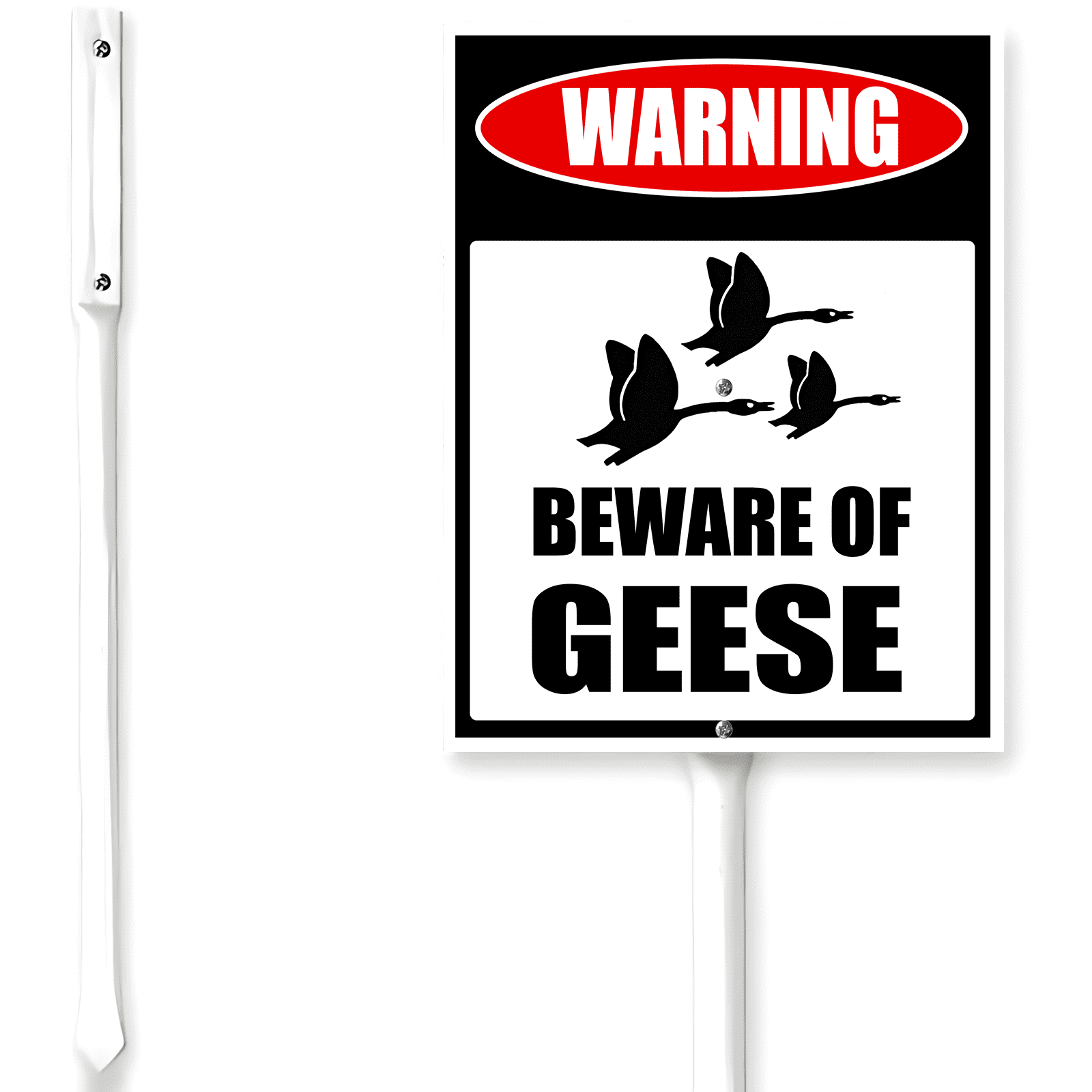 Kurmntregon Beware Of Geese Sign With Stake Animal Pets Yard Sign ...
