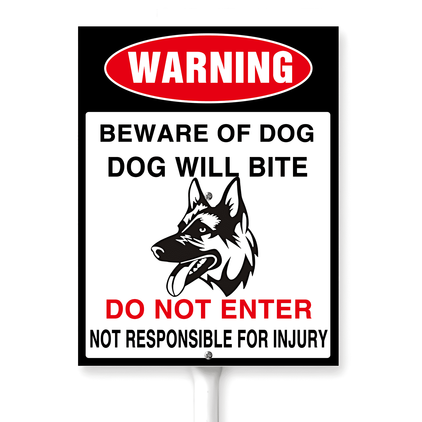 Kurmntregon Beware Of The Dogs Sign With Stake Private Property No ...