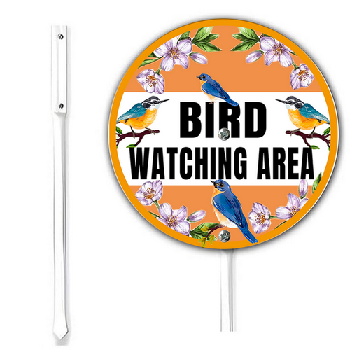 Kurmntregon Bird Sign Bird Watching Area Sign With Stake Street Zoo ...