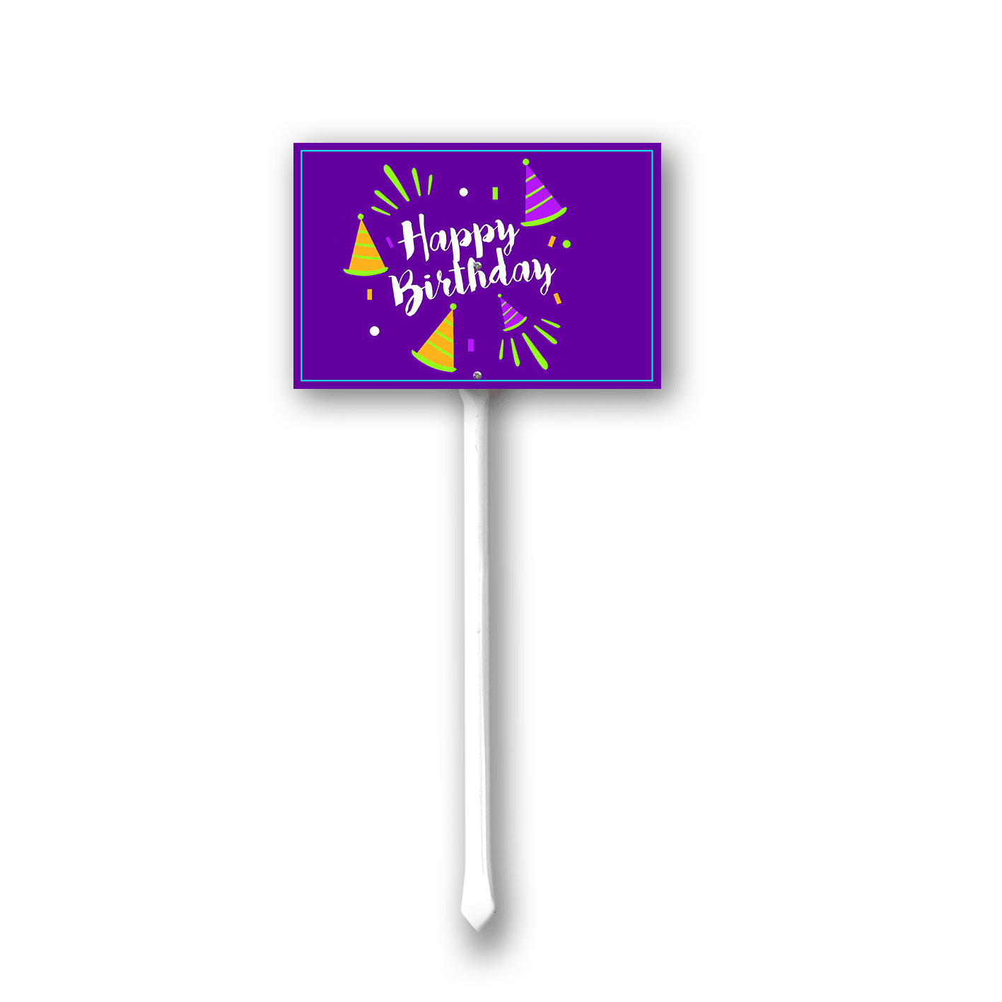 Kurmntregon Birthday Yard Sign With Stakes Happy Birthday Signs In Yard ...