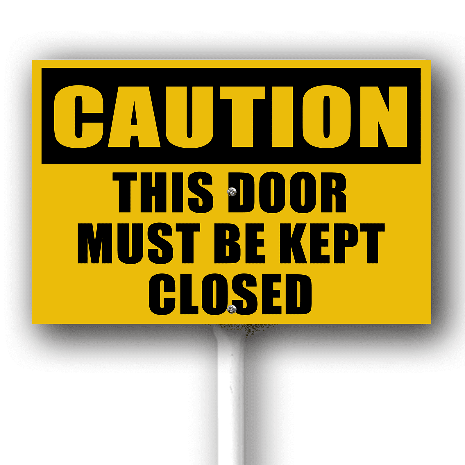 Kurmntregon Caution Sign With Stake Door Closed Sign With Stake ...