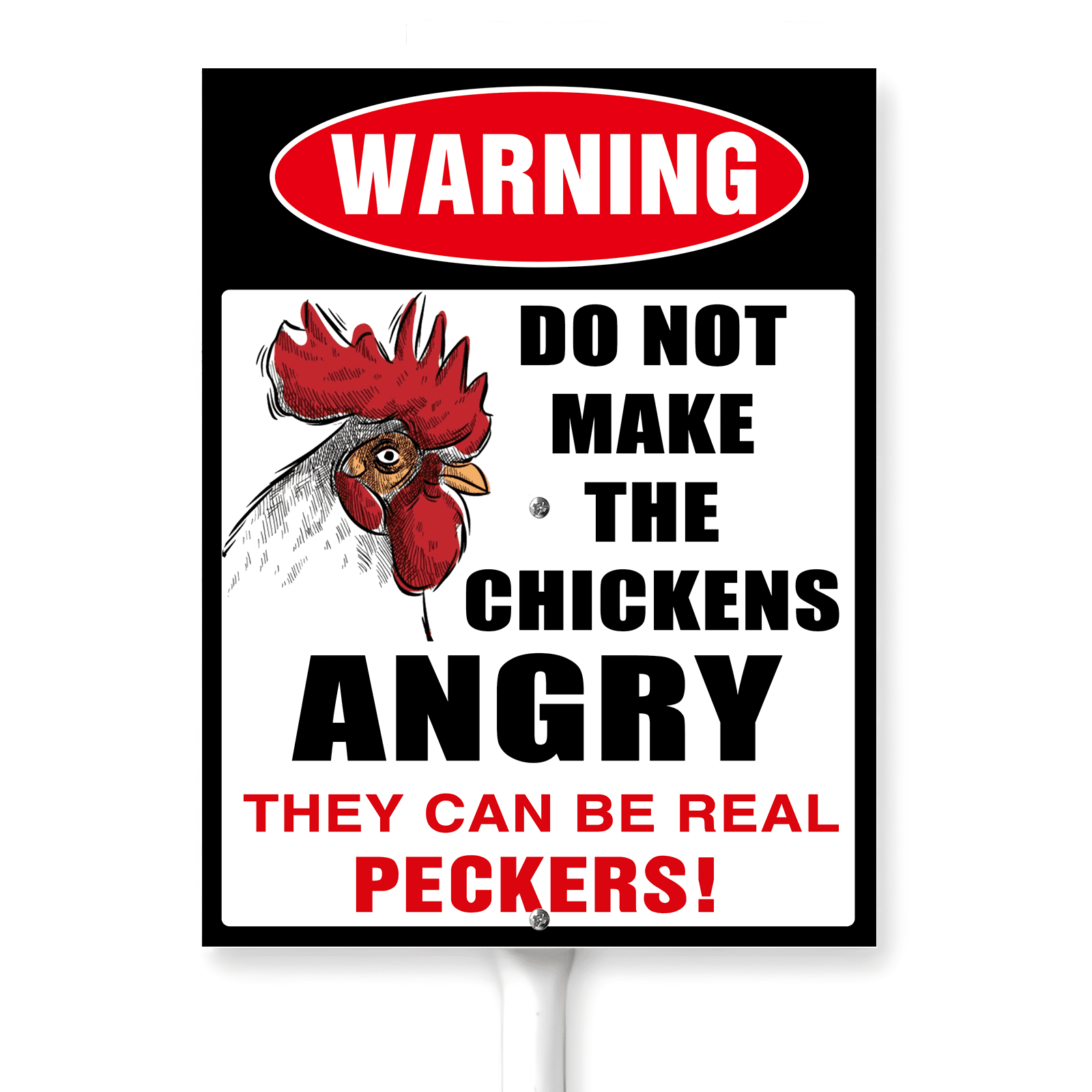 Kurmntregon Chickens Sign With Stake Private Property No Trespassing ...