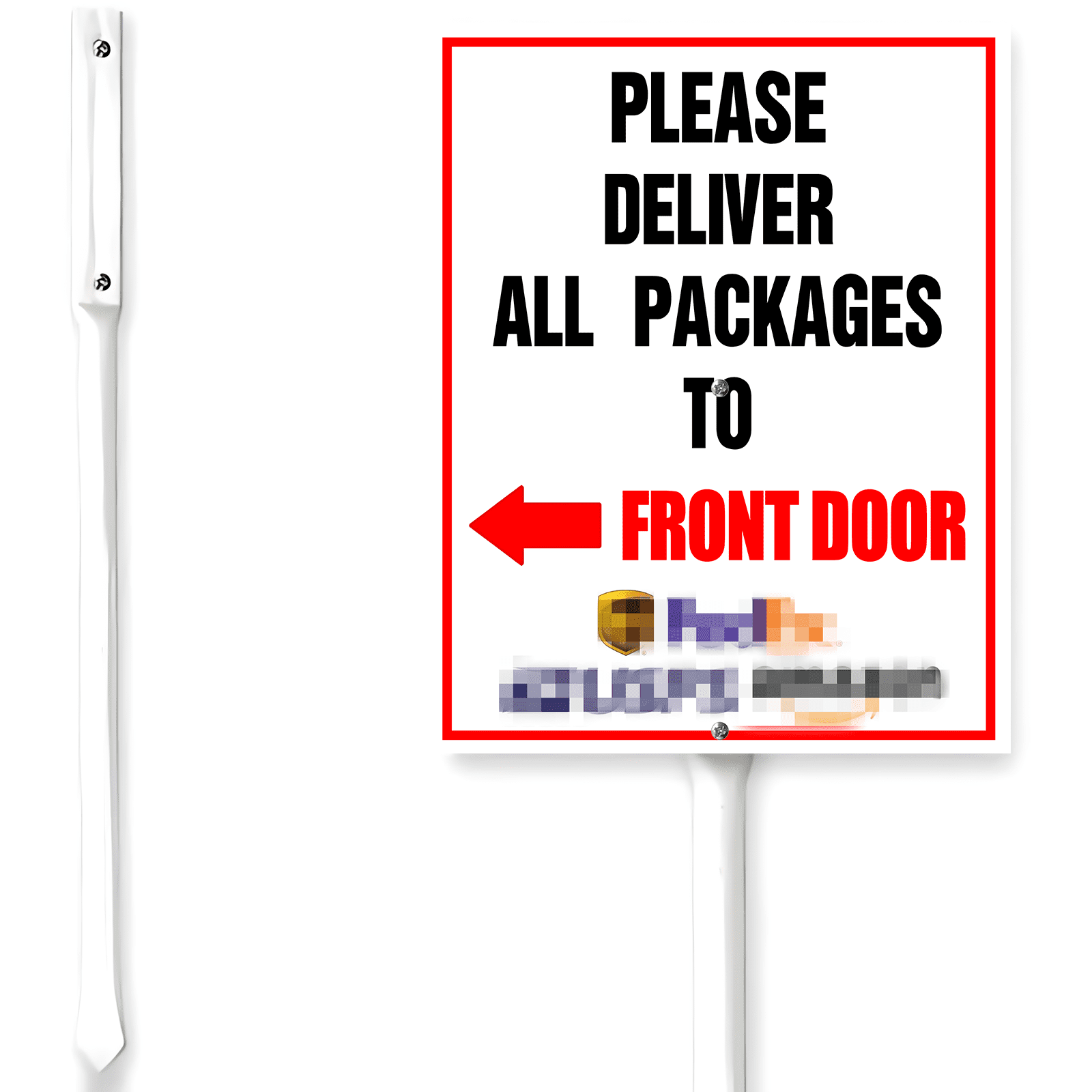 Kurmntregon Delivery Signs For Packages Sign With Stake Package ...