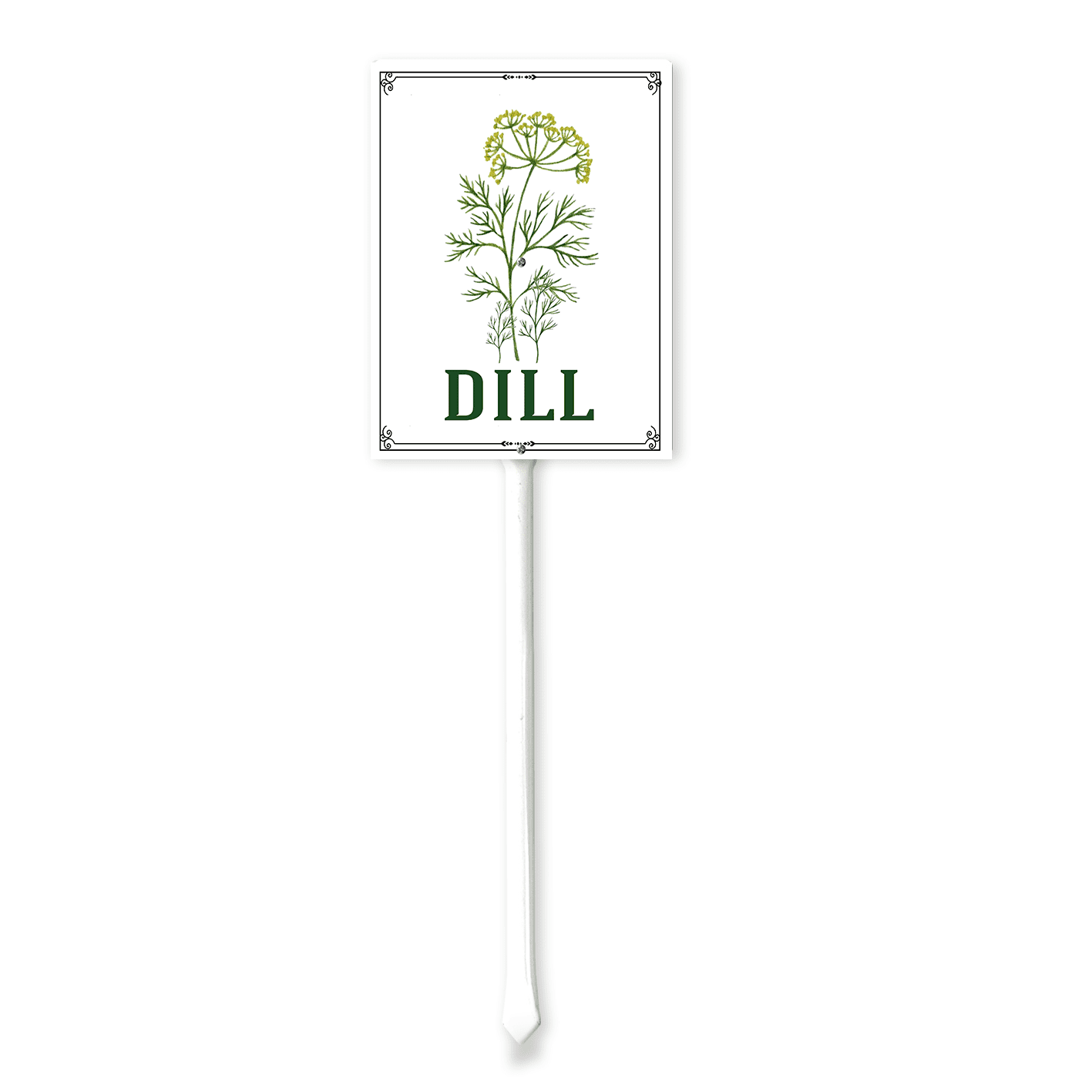 Kurmntregon Dill Sign With Stake Vegetable Garden Sign For Yard ...