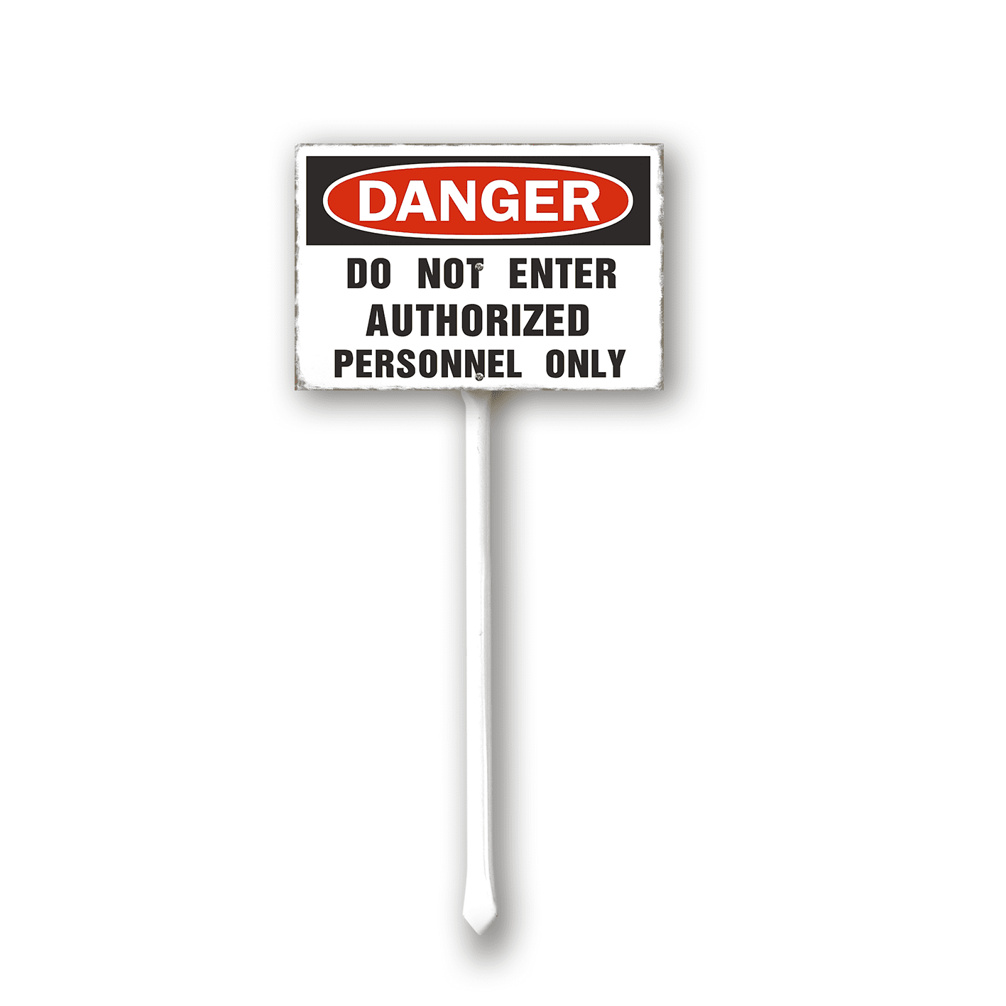 Kurmntregon Do Not Enter Authorized Personnel Only Yard Sign With ...