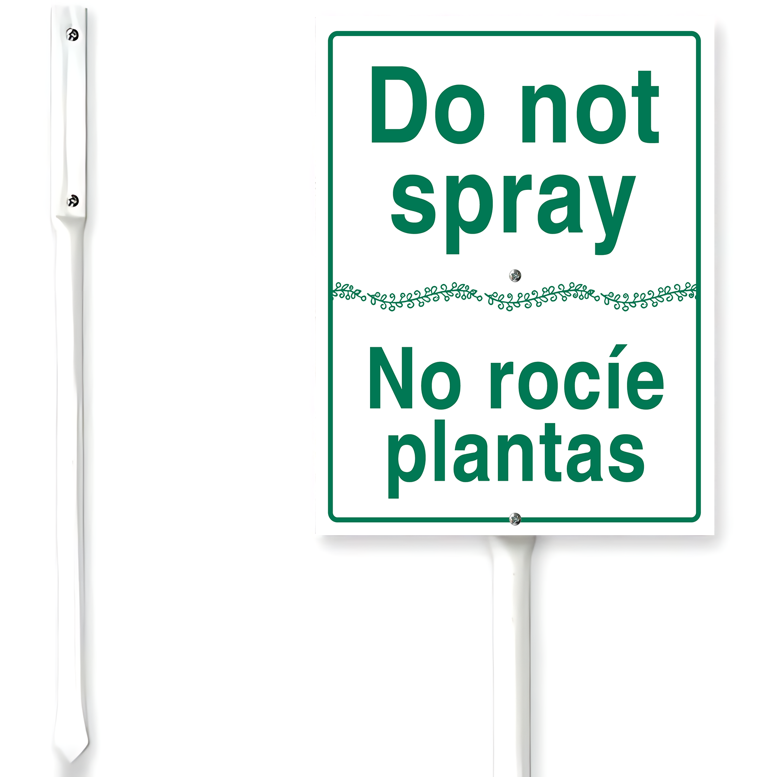 Kurmntregon Do Not Spray Sign With Stake No Spraying Garden Yard Sign ...
