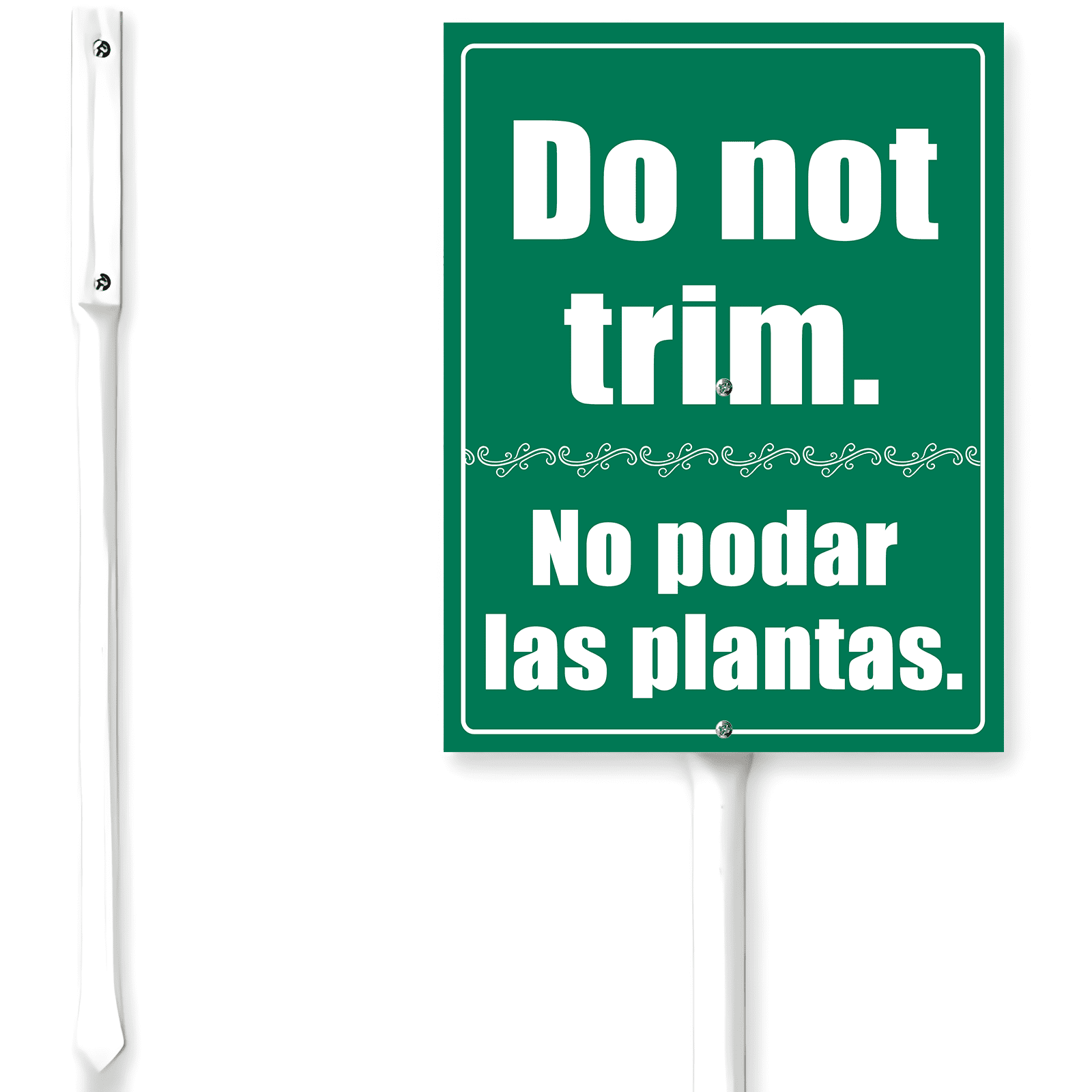 Kurmntregon Do Not Trim Garden Signs With Stake Do Not Trim Tree Sign ...