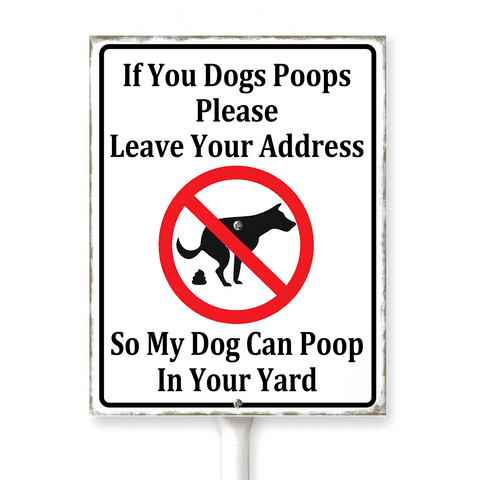 Kurmntregon If Your Dogs Poops,Please Leave Your Address,So My Dog Can ...