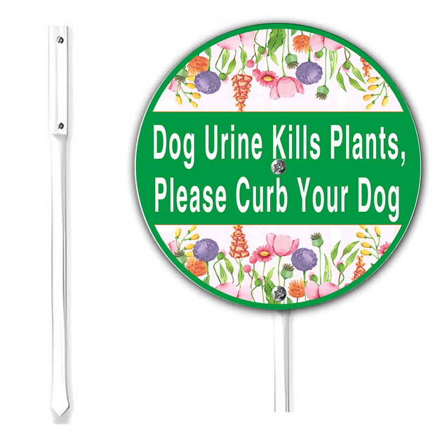 Kurmntregon Dogs Urine Kills Plants,Please Curb Your Dog Sign For Yard ...