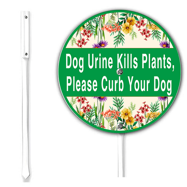 Kurmntregon Dogs Urine Kills Plants,Please Curb Your Dog Sign For Yard ...