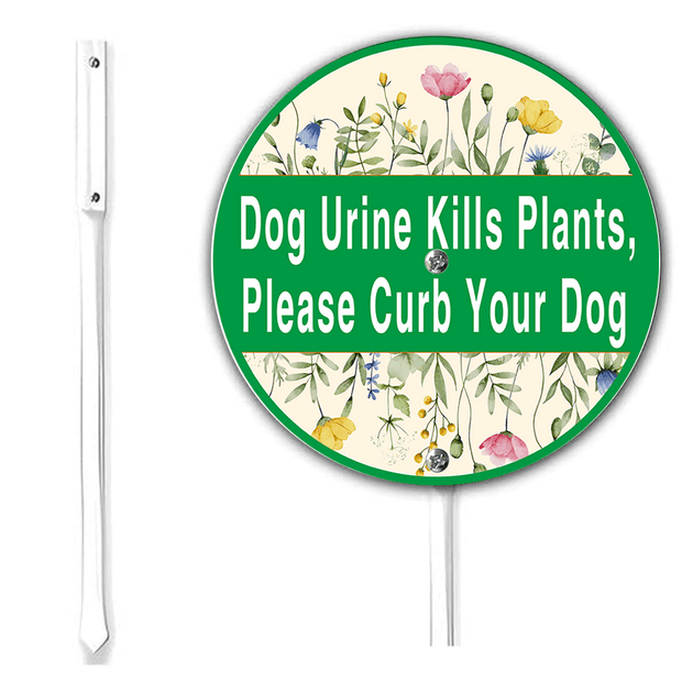 Kurmntregon Dogs Urine Kills Plants,Please Curb Your Dog Sign For Yard ...