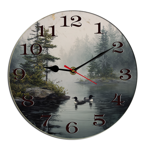 Kurmntregon Duck Wall Clock Flying Mallard Duck Vintage Hunting Hunter ...