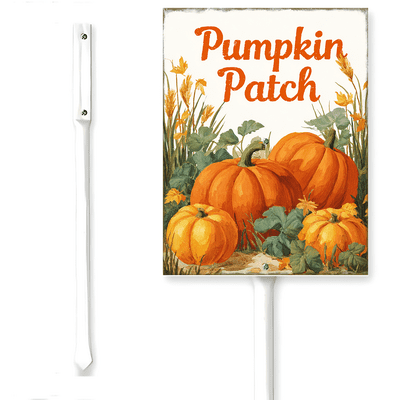 Kurmntregon Fall Pumpkin Patch Yard Sign With Stake Pumpkin Patch ...