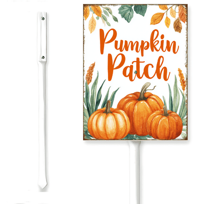 Kurmntregon Fall Pumpkin Patch Yard Sign With Stake Pumpkin Patch ...