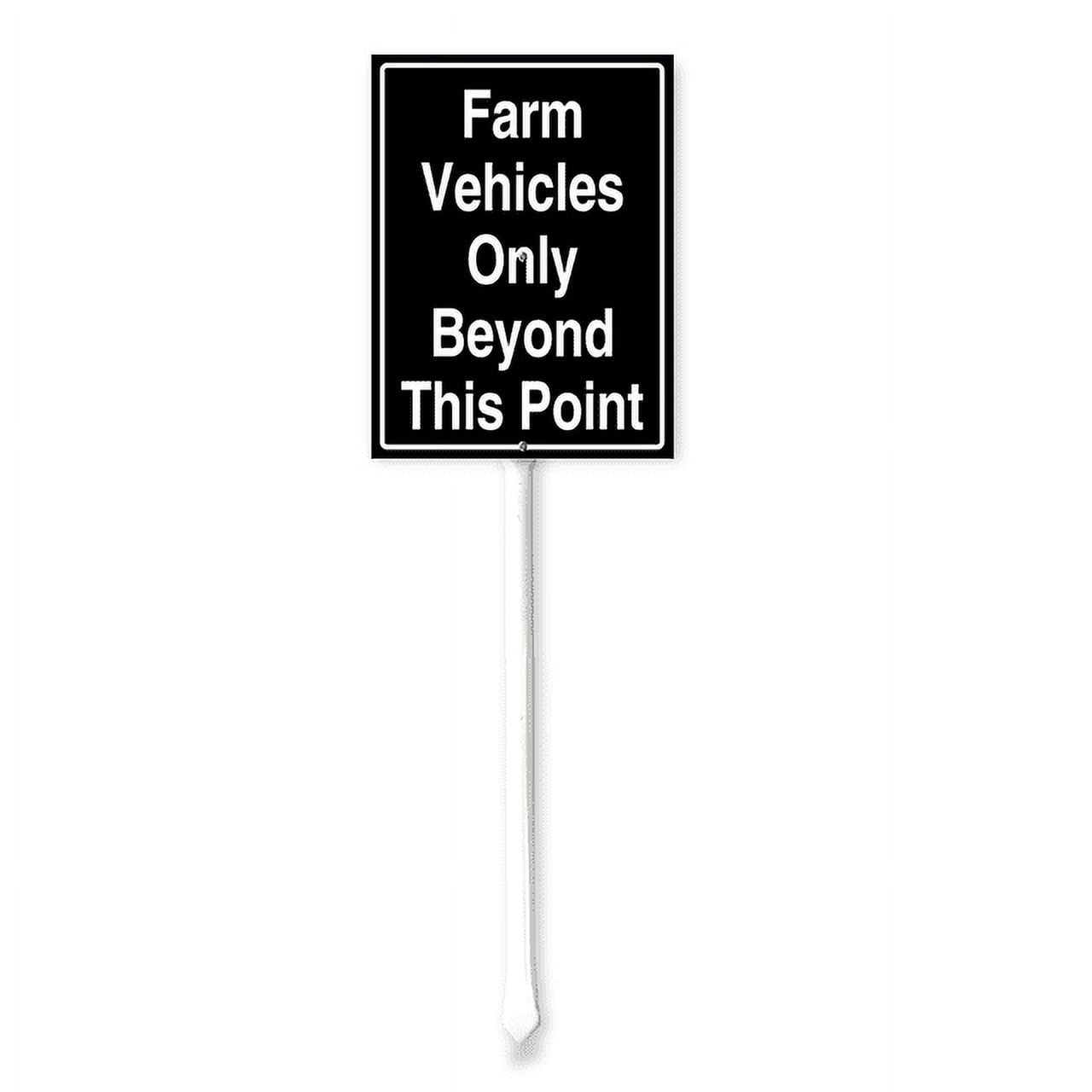 Kurmntregon Farm Vehicles Only Beyond This Point Yard Sign With Stake ...