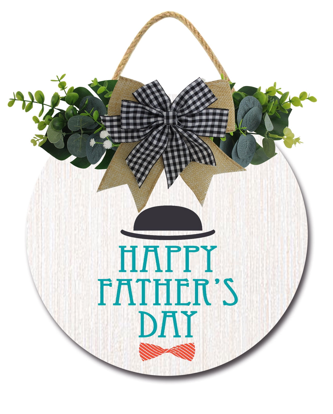 Kurmntregon Fathers Day Sign Door Sign Fathers Day Signs For Dad Door ...