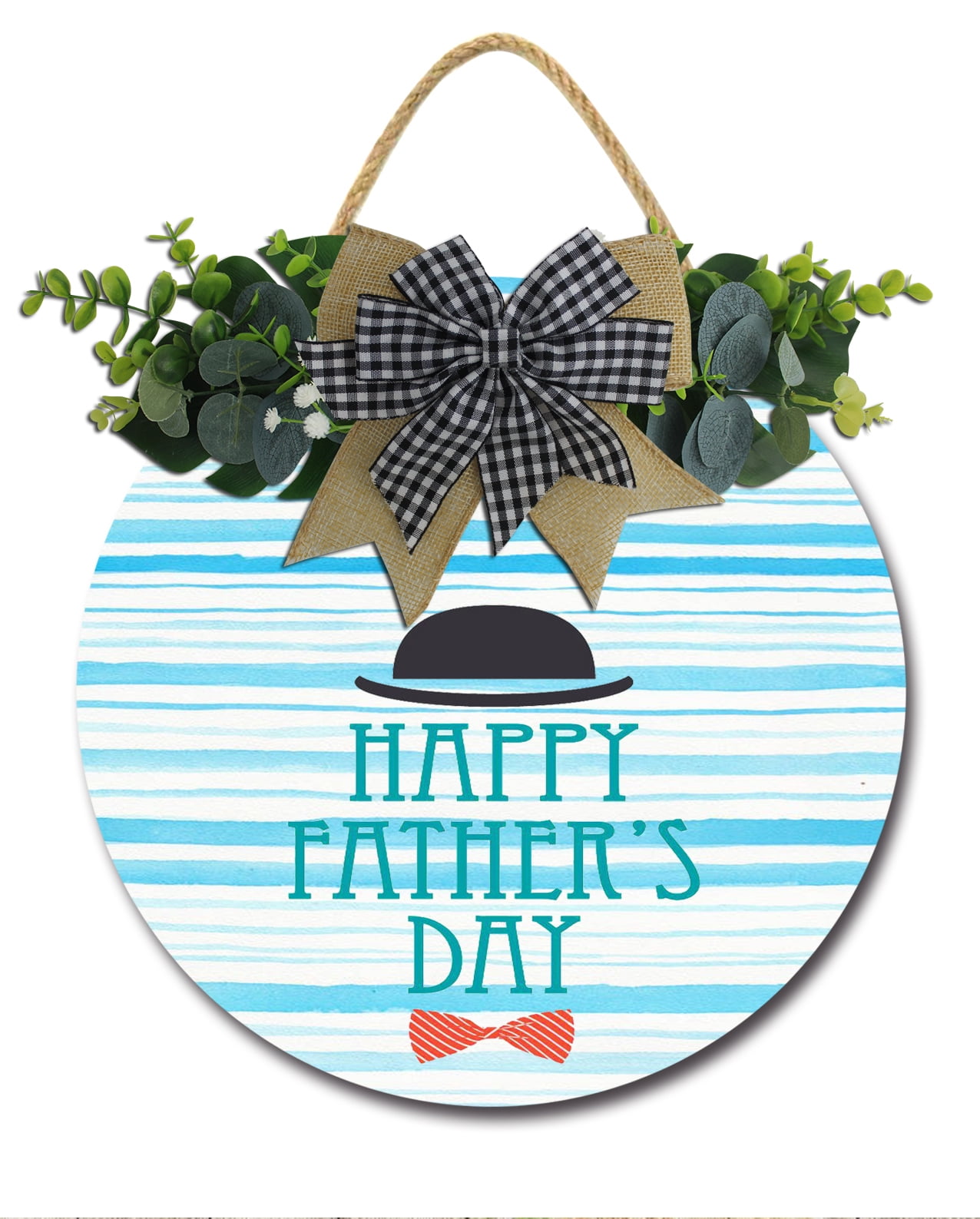 Kurmntregon Fathers Days For Dad Porch Sign Happy Fathers Day Decor ...