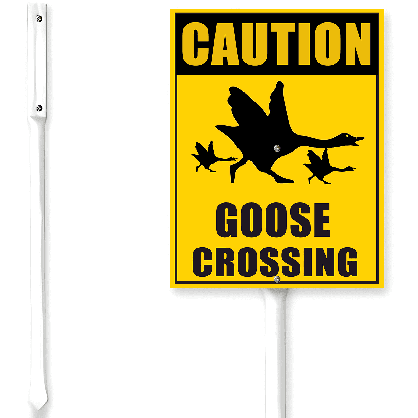 Kurmntregon Goose Crossing Sign With Stake Slow Down Sign For ...