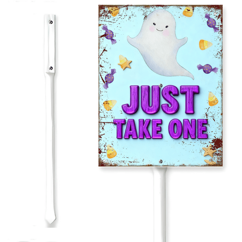 Kurmntregon Halloween Boo y'All Yard Sign With Stake Boo Candy Scary ...