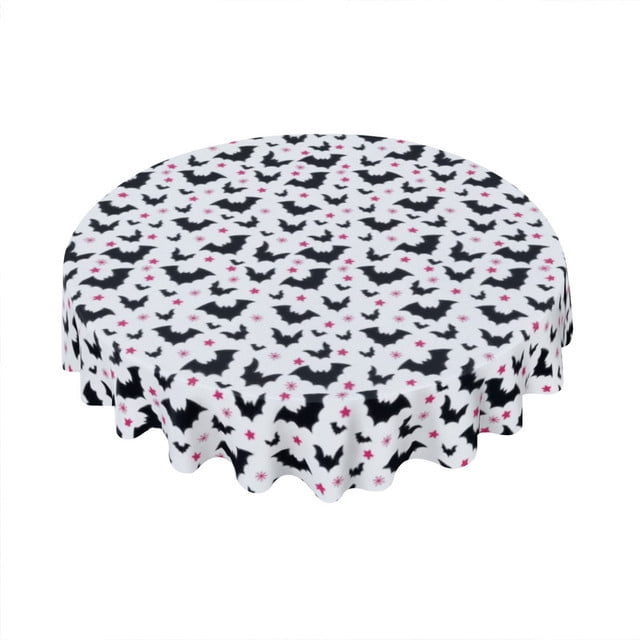 Kurmntregon Halloween Tablecloth Bat Pumpkin Scary Ghost Halloween ...