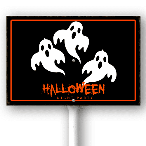 Kurmntregon Halloween Yard Signs With Stakes Halloween Lawn Stakes ...