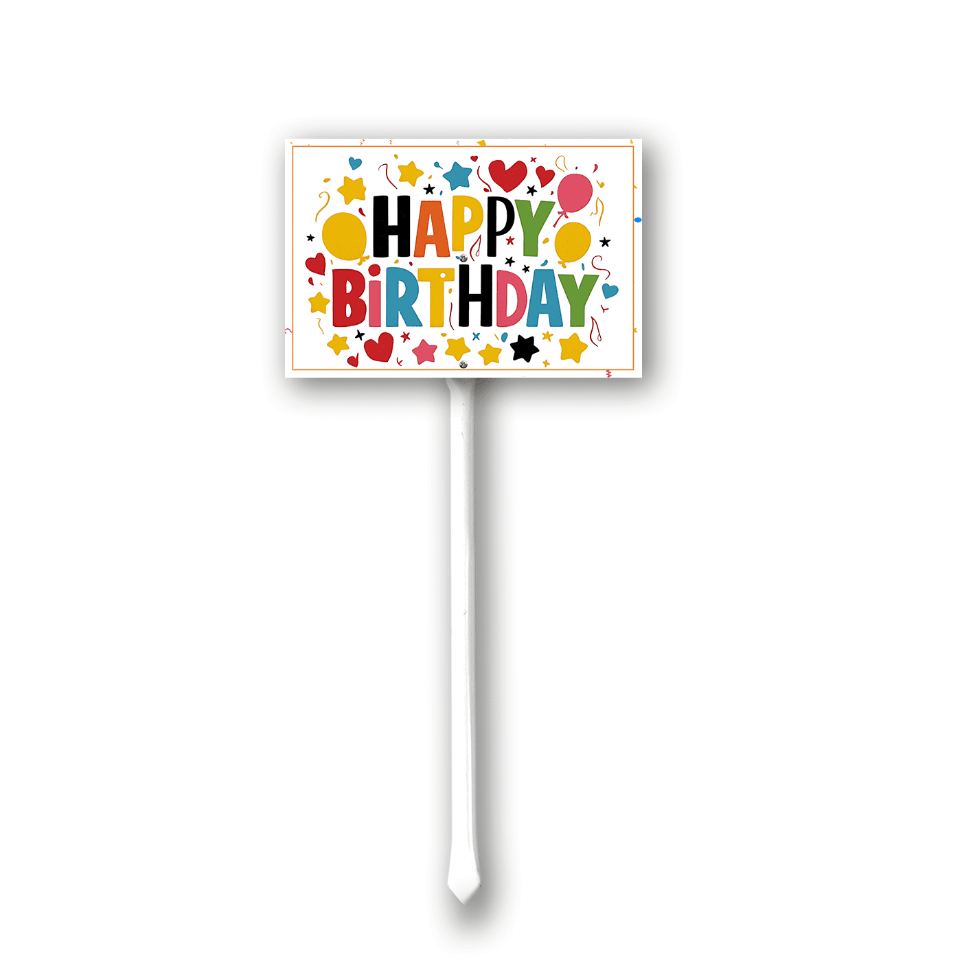 Kurmntregon Happy Birthday Yard Sign With Stakes Happy Birthday Yard ...