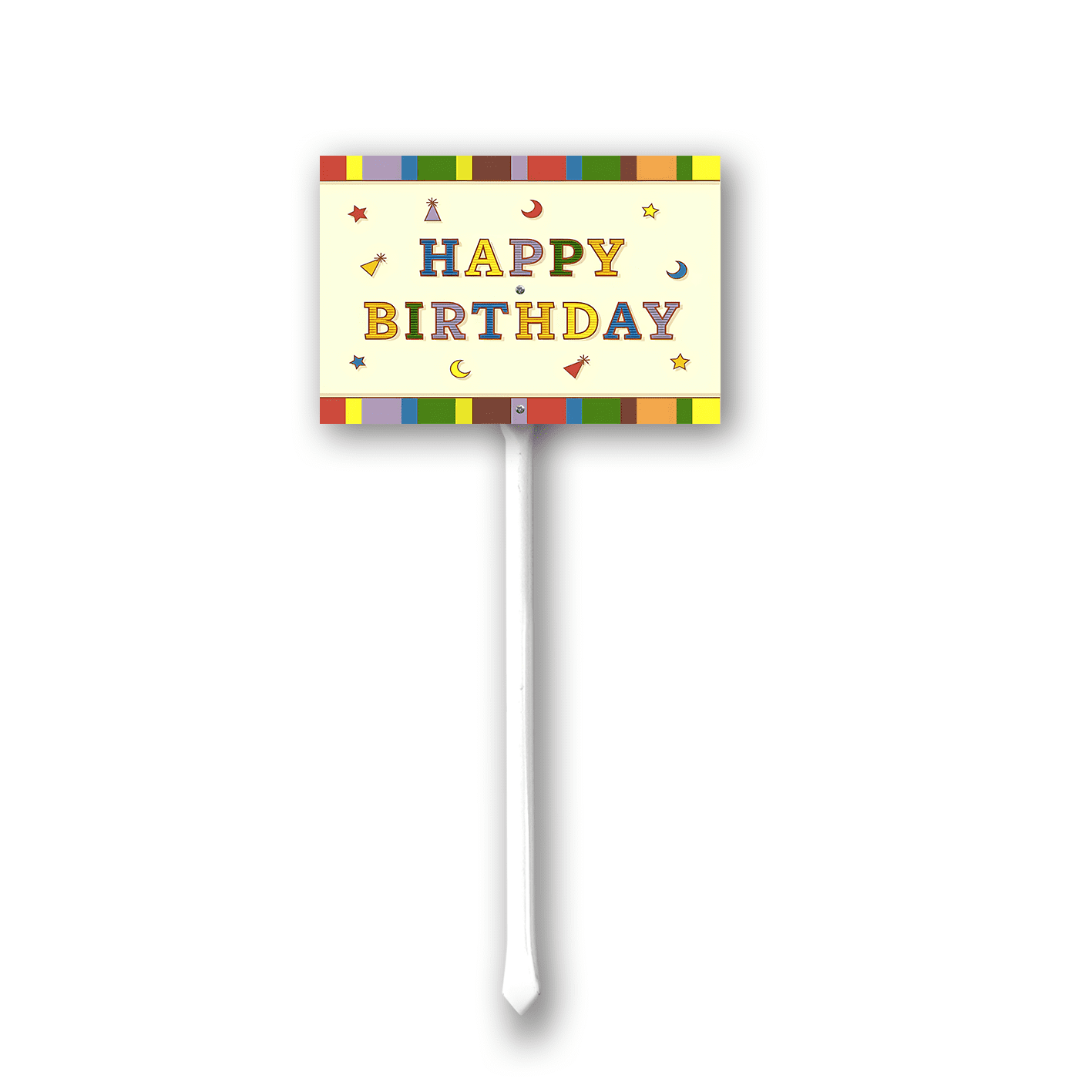 Kurmntregon Happy Birthday Yard Sign With Stakes Happy Birthday Signs ...