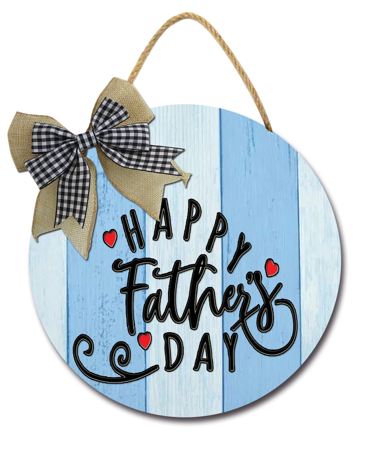 Kurmntregon Happy Fathers Day Door Sign Happy Fathers Day Sign Porch ...