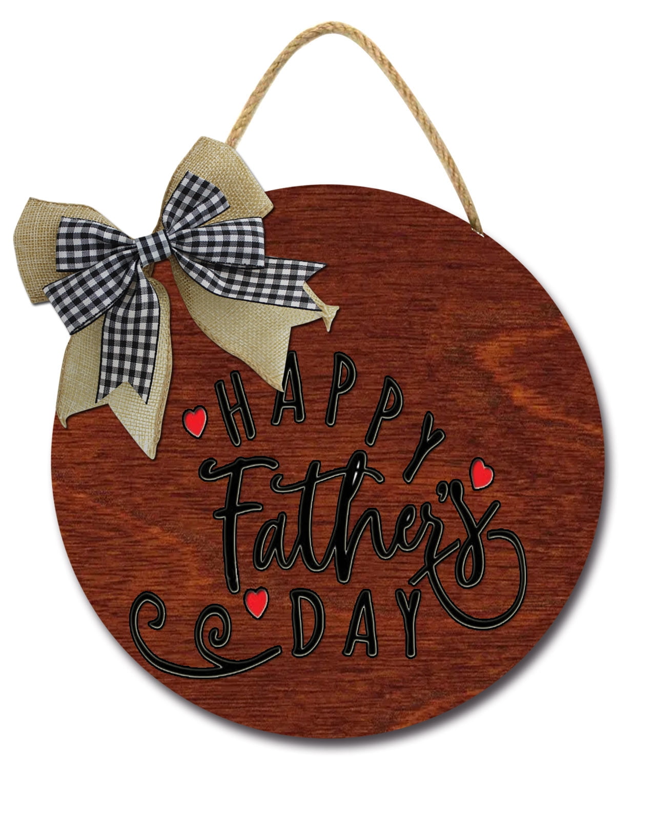 Kurmntregon Happy Fathers Day Front Door Sign Happy Fathers Day Sign ...