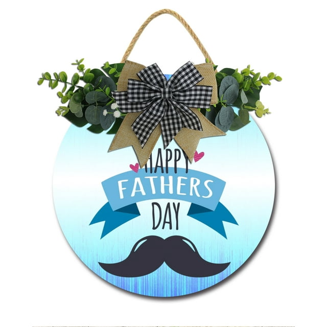 Kurmntregon Happy Fathers Day Yard Decor Happy Fathers Day Door Sign ...