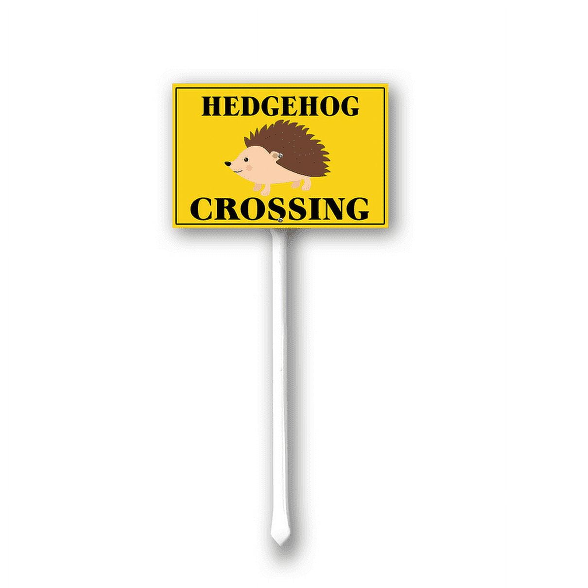 Kurmntregon Hedgehog Crossing Sign With Stake Hedgehog Yard Sign ...