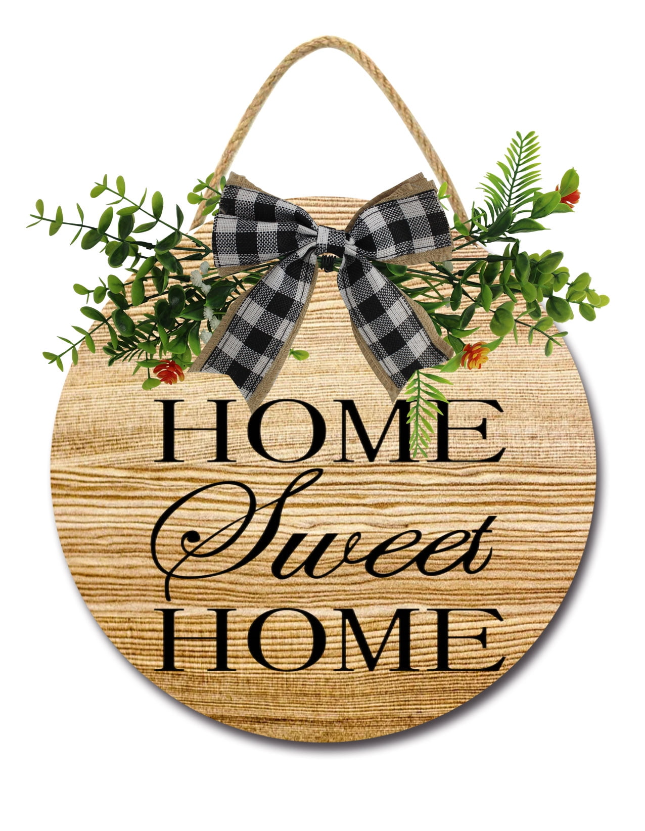 Kurmntregon Home Sweet Sign Model 568 Sign For Front Door Front Door ...