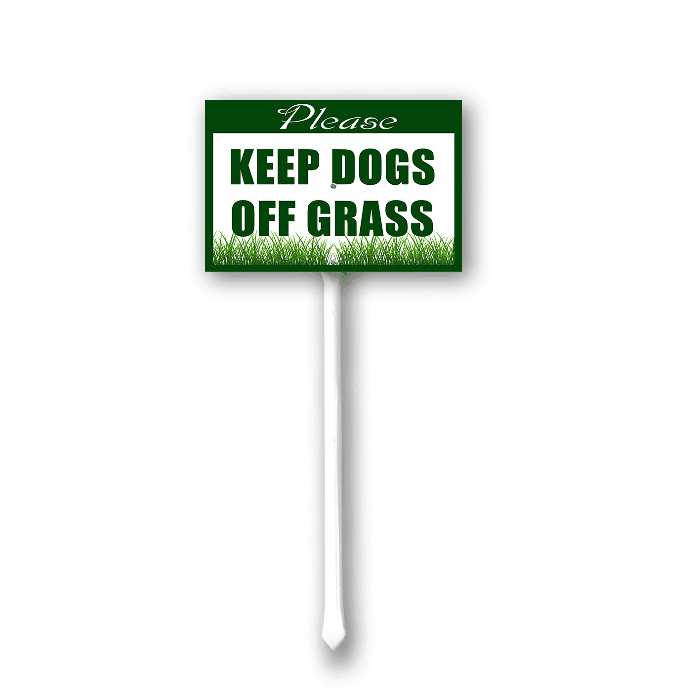 Kurmntregon Keep Dogs Off Grass Signs With Stake Keep Off Grass Lawn ...