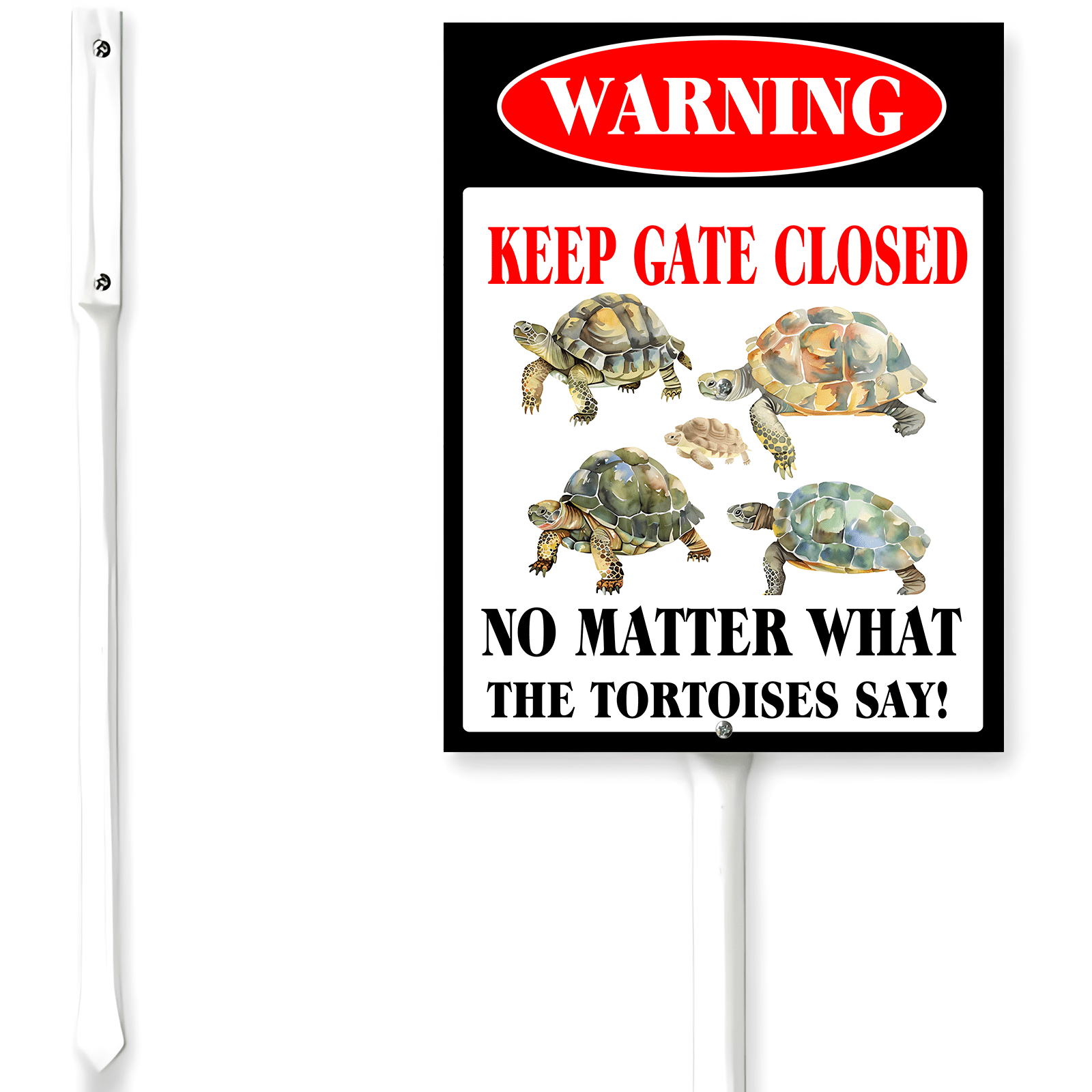 Kurmntregon Keep Gate Closed Sign With Stake Keep Gate Closed Yard Sign ...