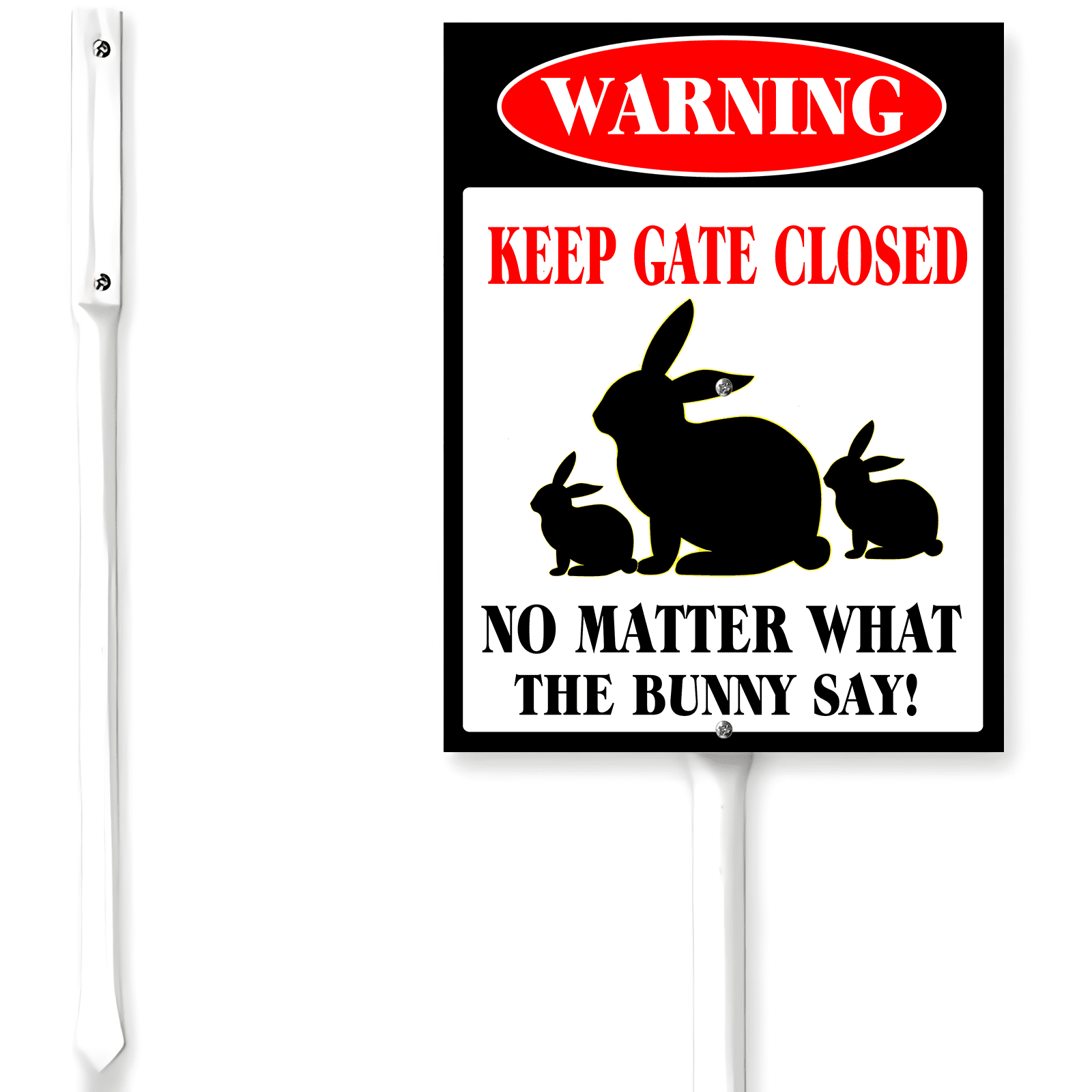 Kurmntregon Keep Gate Closed Sign With Stake Keep Gate Closed Yard Sign ...