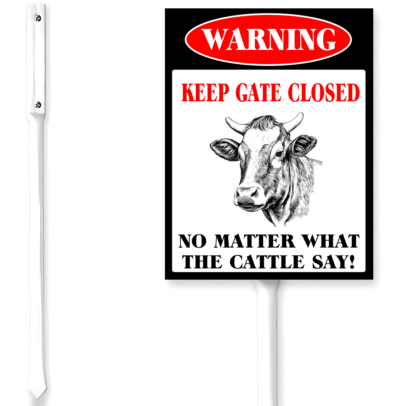 Kurmntregon Keep Gate Closed Sign With Stake Keep Gate Closed Yard Sign ...